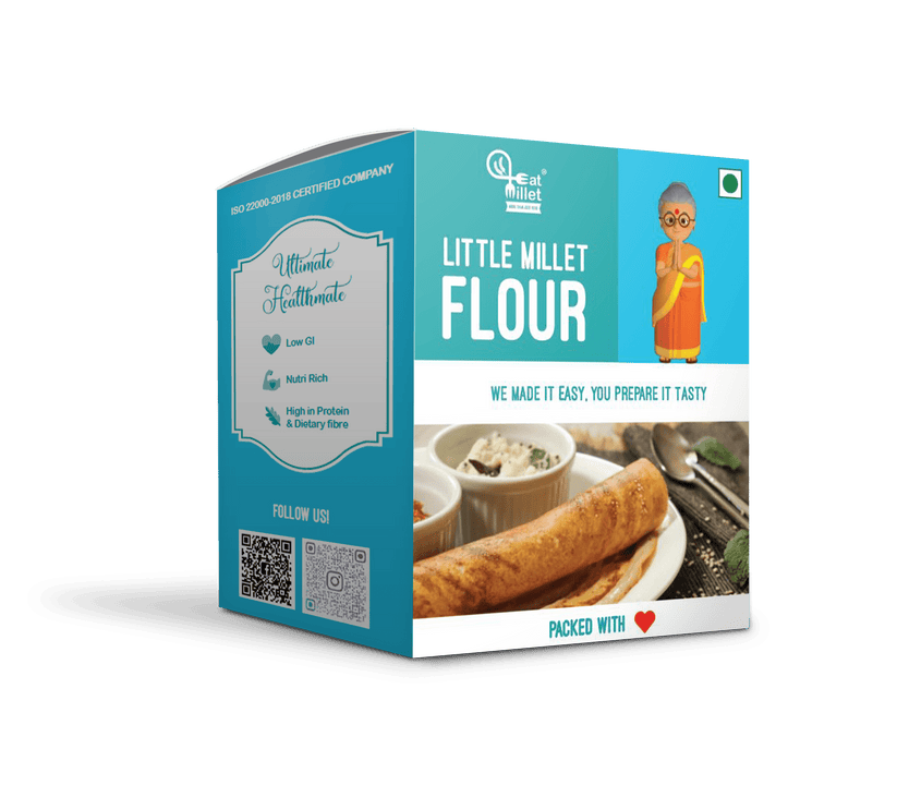Little Millet Flour 700 Gms | Gluten Free | 100% Naturally Organic ...